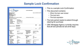 6.L How to Lock a Loan | PPTX