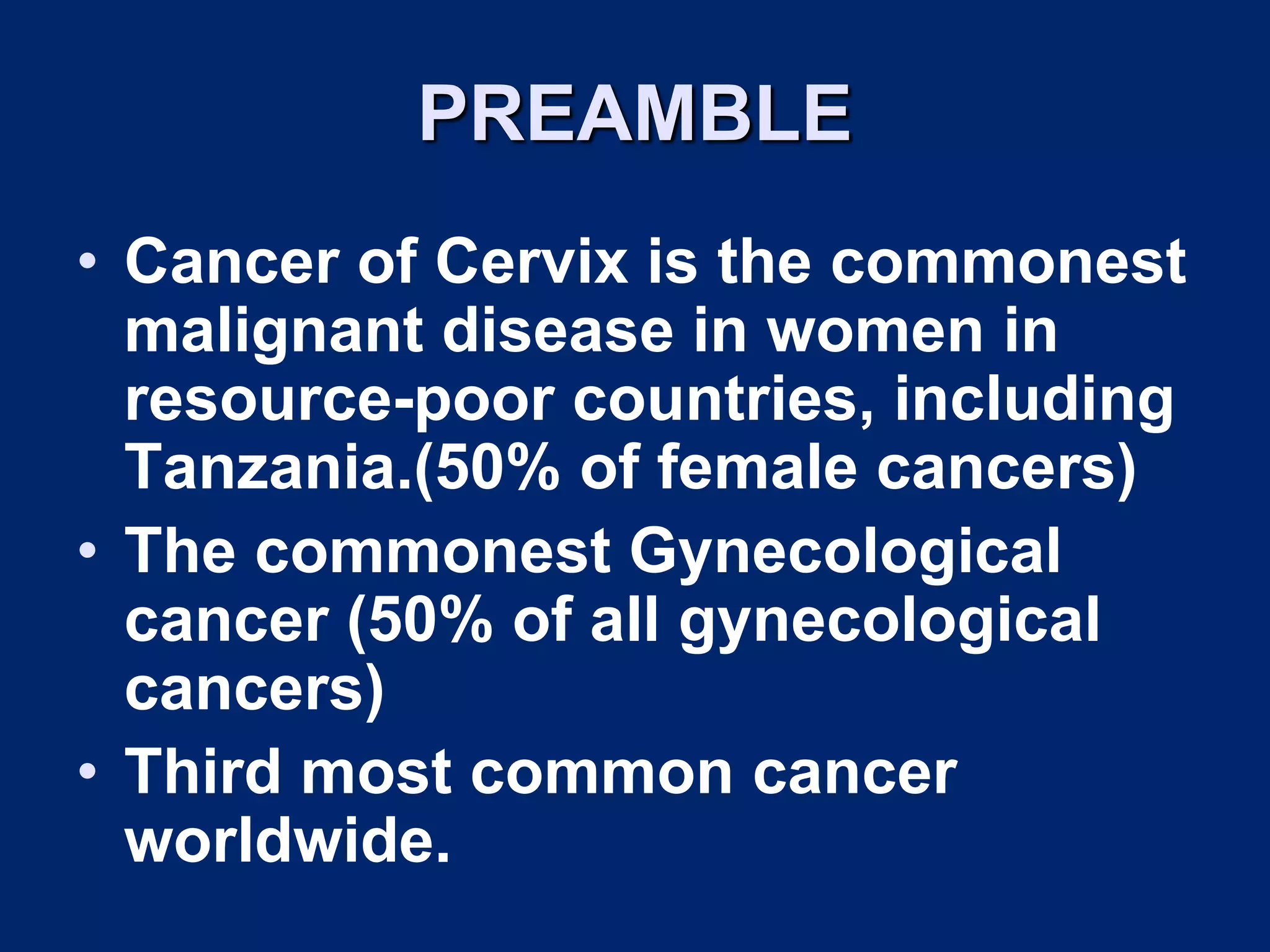 6. cancer of uterine cervix ifakara | PPT | Reproductive Health ...