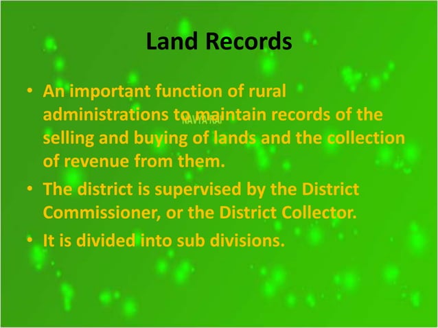 6. Rural administration- Grade 6 - Civics | PDF