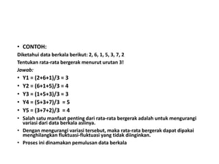 6. analisis data berkala | PPTX