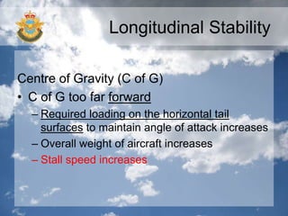 aircraft static and dynamic stability,longitudinal and lateral | PPT