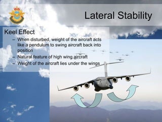 aircraft static and dynamic stability,longitudinal and lateral | PPT