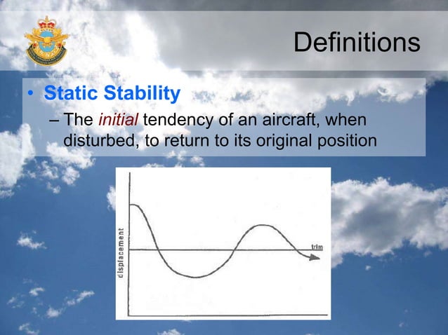 aircraft static and dynamic stability,longitudinal and lateral | PPT ...