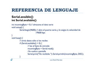 6. RS232 interfaces ARDUINO - 2020 | PDF | Programming Languages | Computing