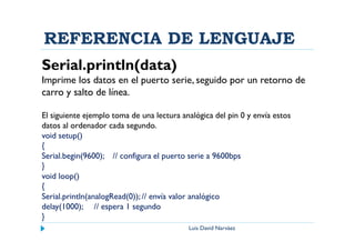 6. RS232 interfaces ARDUINO - 2020 | PDF | Programming Languages ...