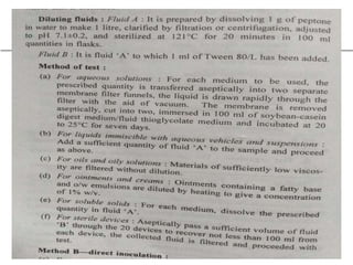 6. Sterility testing | PPTX