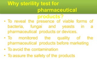 6. Sterility testing | PPTX