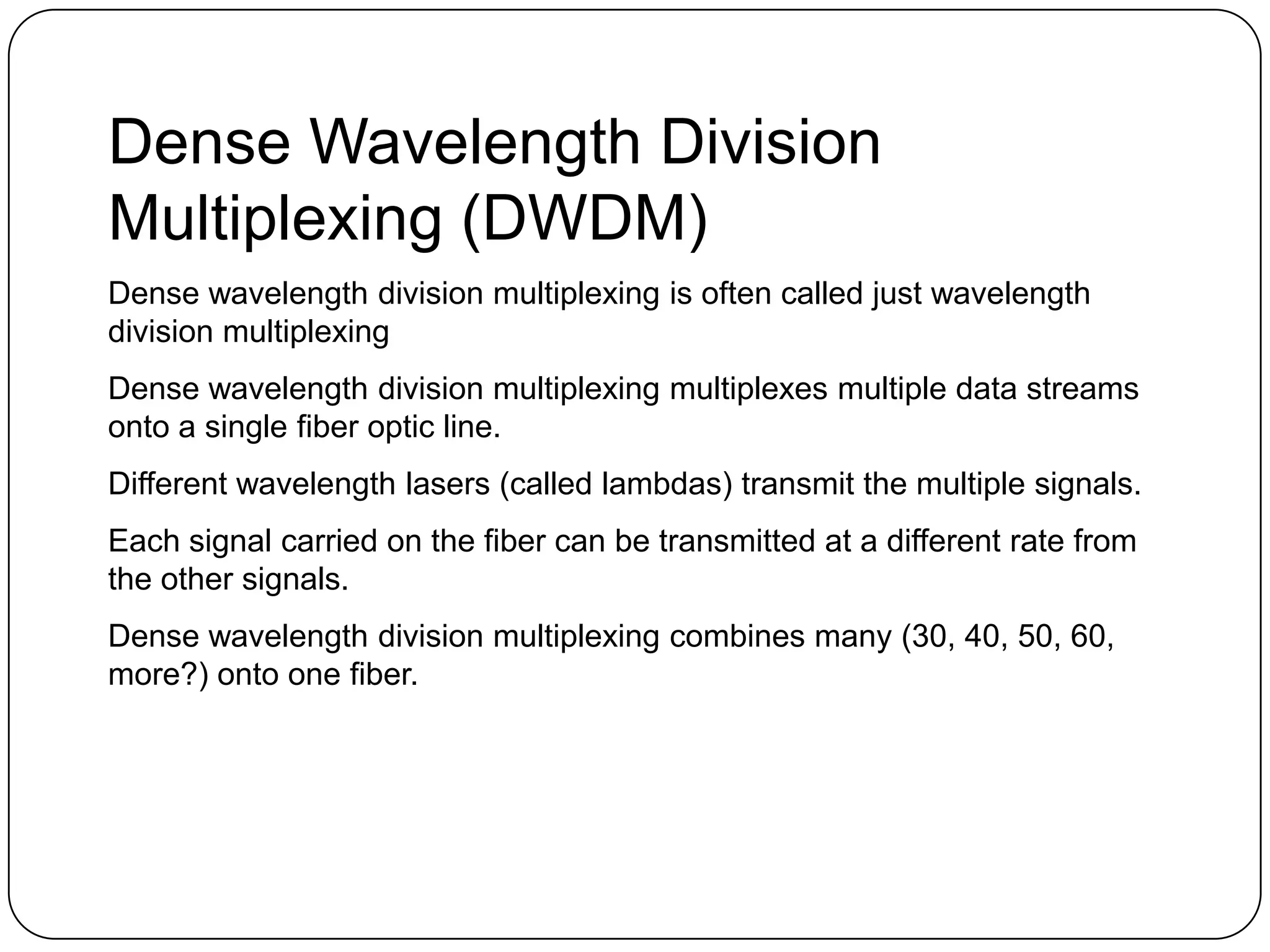 Multiplexing, Frequency Division Multiplexing (FDM), Time Division ...