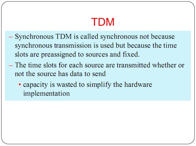 Multiplexing, Frequency Division Multiplexing (FDM), Time Division ...
