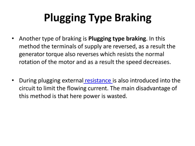 Breaking,Types of Electrical Braking system, Regenerative Braking ...