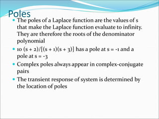 Transfer Function, Concepts of stability(critical, Absolute & Relative ...