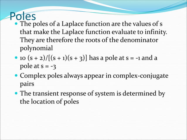 Transfer Function, Concepts of stability(critical, Absolute & Relative ...