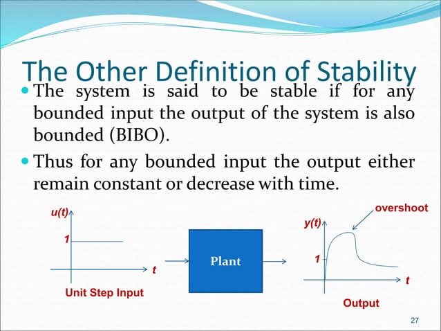 Transfer Function, Concepts of stability(critical, Absolute & Relative) Poles, Zeros Stability ...