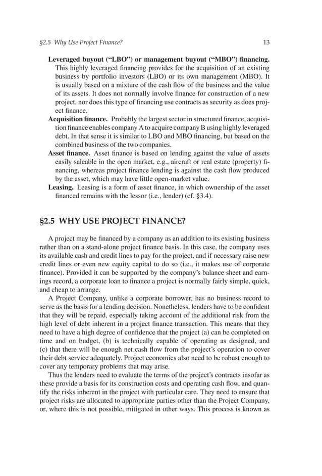 6. what is project finance | PDF