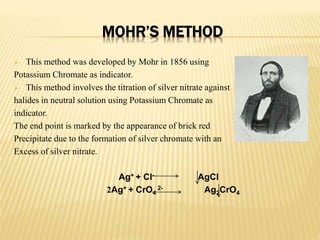 6. precipitation titrations | PPTX