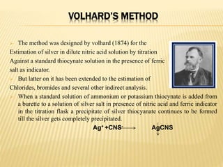 6. precipitation titrations | PPTX