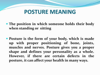 POSTURE | PPT