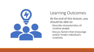 6. encouraging creativity | PPTX