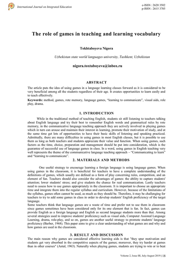 The Role Of Games In Teaching And Learning Vocabulary PDF the-role-of-games-in-teaching-and-learning-vocabulary-pdf