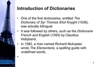 6. lecture no. intro to lang. dictionary, v+adv | PPT