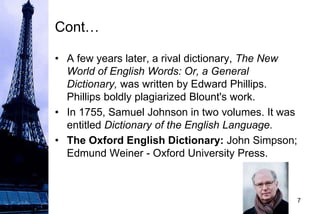 6. lecture no. intro to lang. dictionary, v+adv | PPT