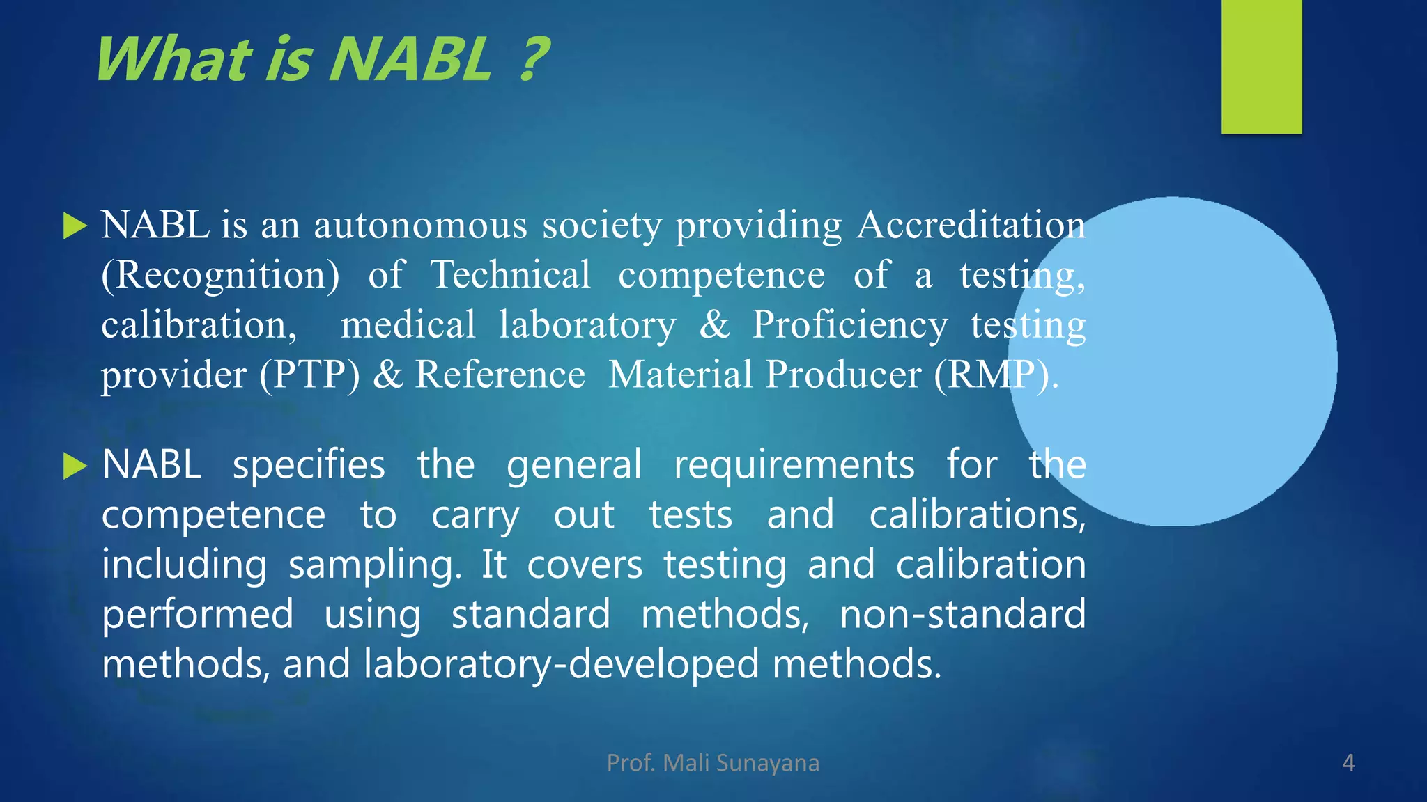 NABL accreditation | PPTX