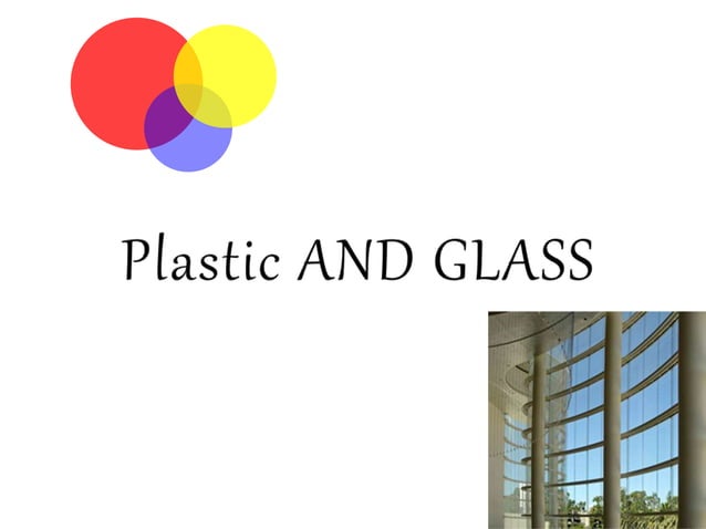 6. plastics,glass | PPTX