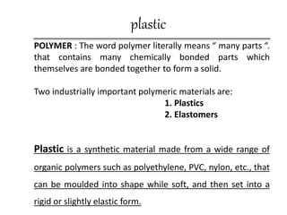 6. plastics,glass | PPTX