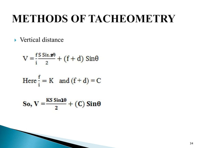 6. TACHOMETRIC SURVEYING (SUR) 3140601 GTU | PPTX | Geography | Science