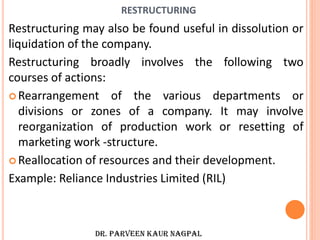 Corporate Restructuring, Corporate Renewal, Strategic Alliance | PDF ...