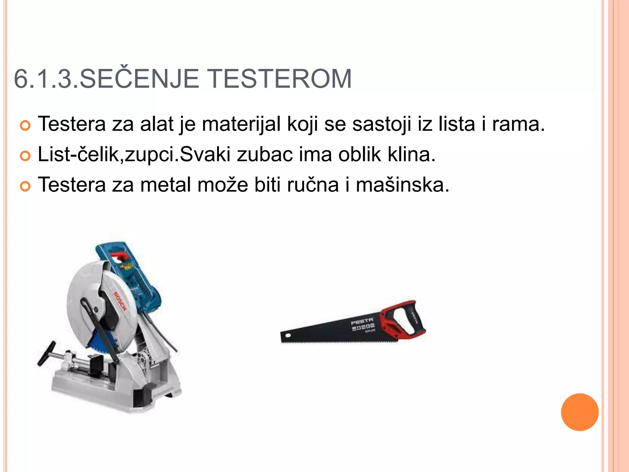 6.t ehnologija obrade metala sa skidanjem strugotine i bez skidanja ...