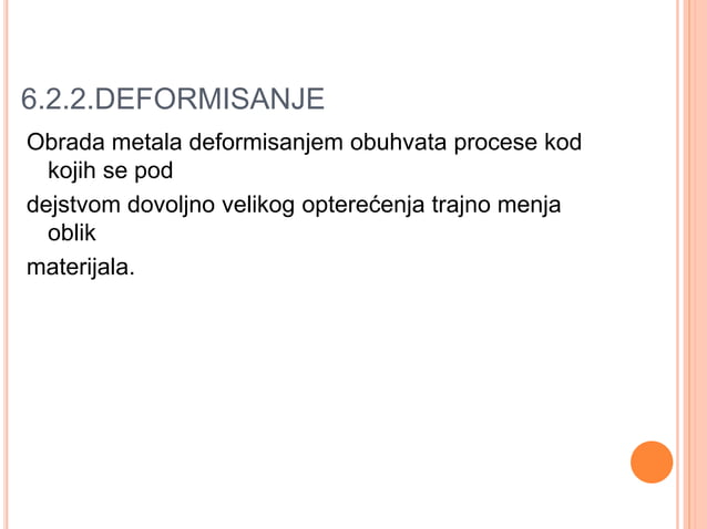 6.t ehnologija obrade metala sa skidanjem strugotine i bez skidanja strugotine | PPTX