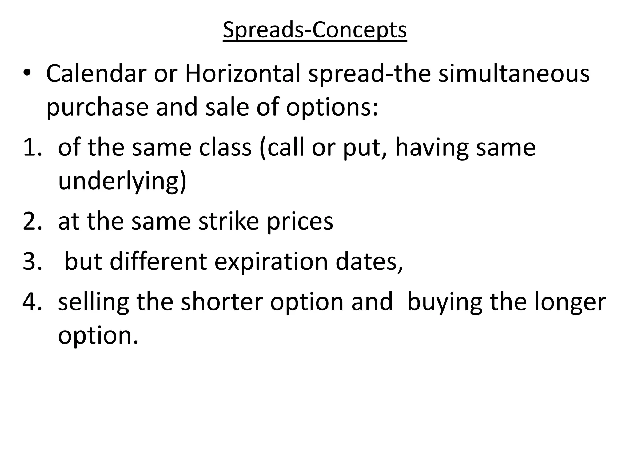 directional strategies spreads | PPTX