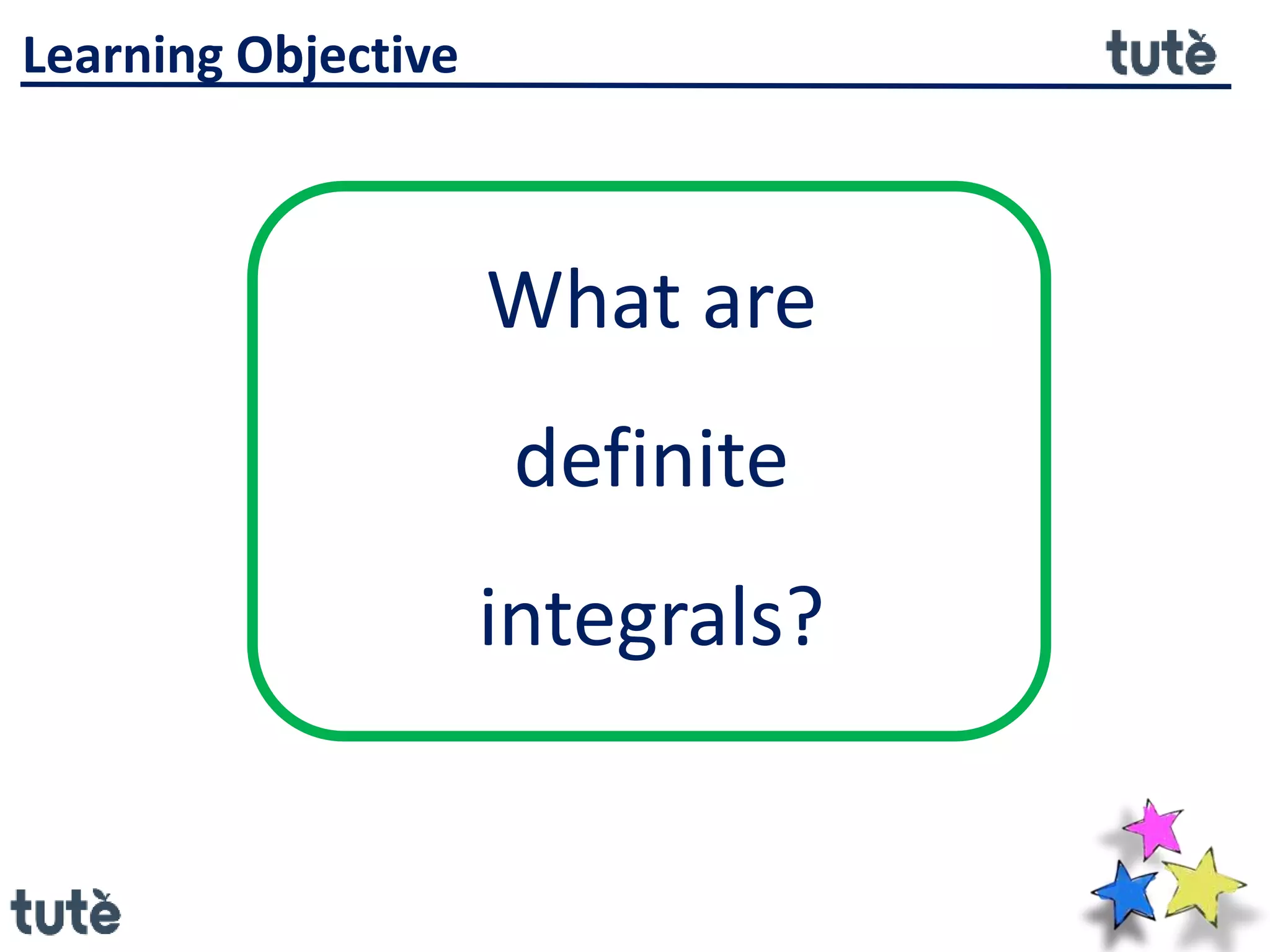 Integrals - definite integral and fundamental theorem | PPTX