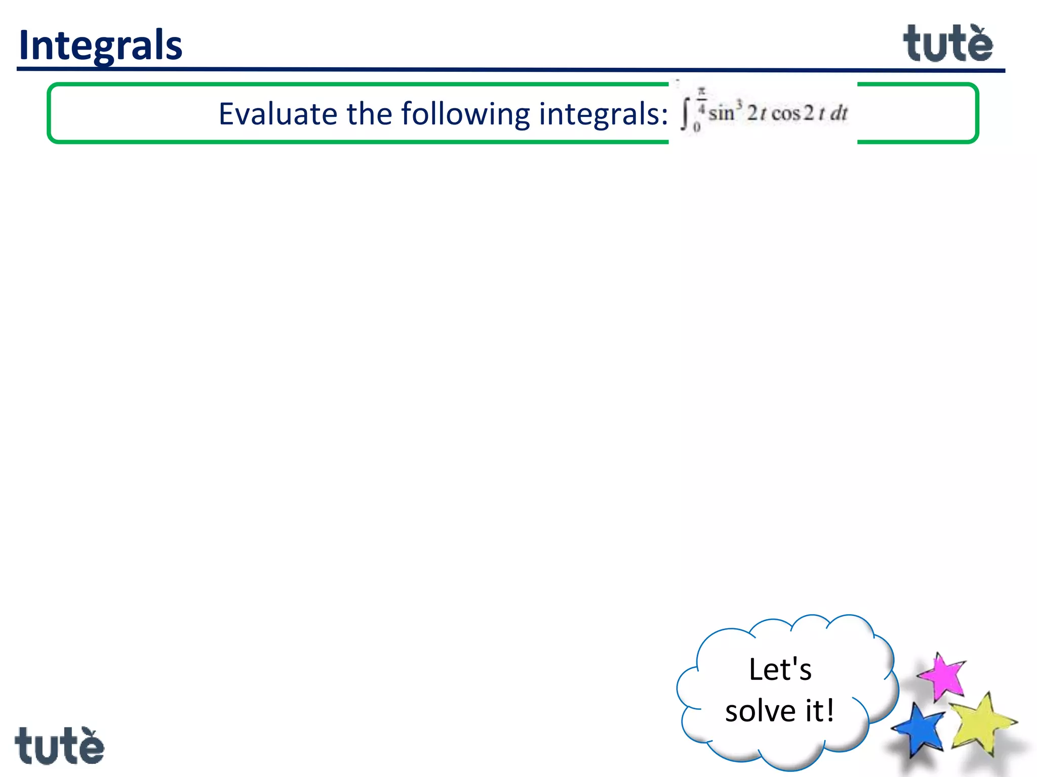 Integrals - definite integral and fundamental theorem | PPTX