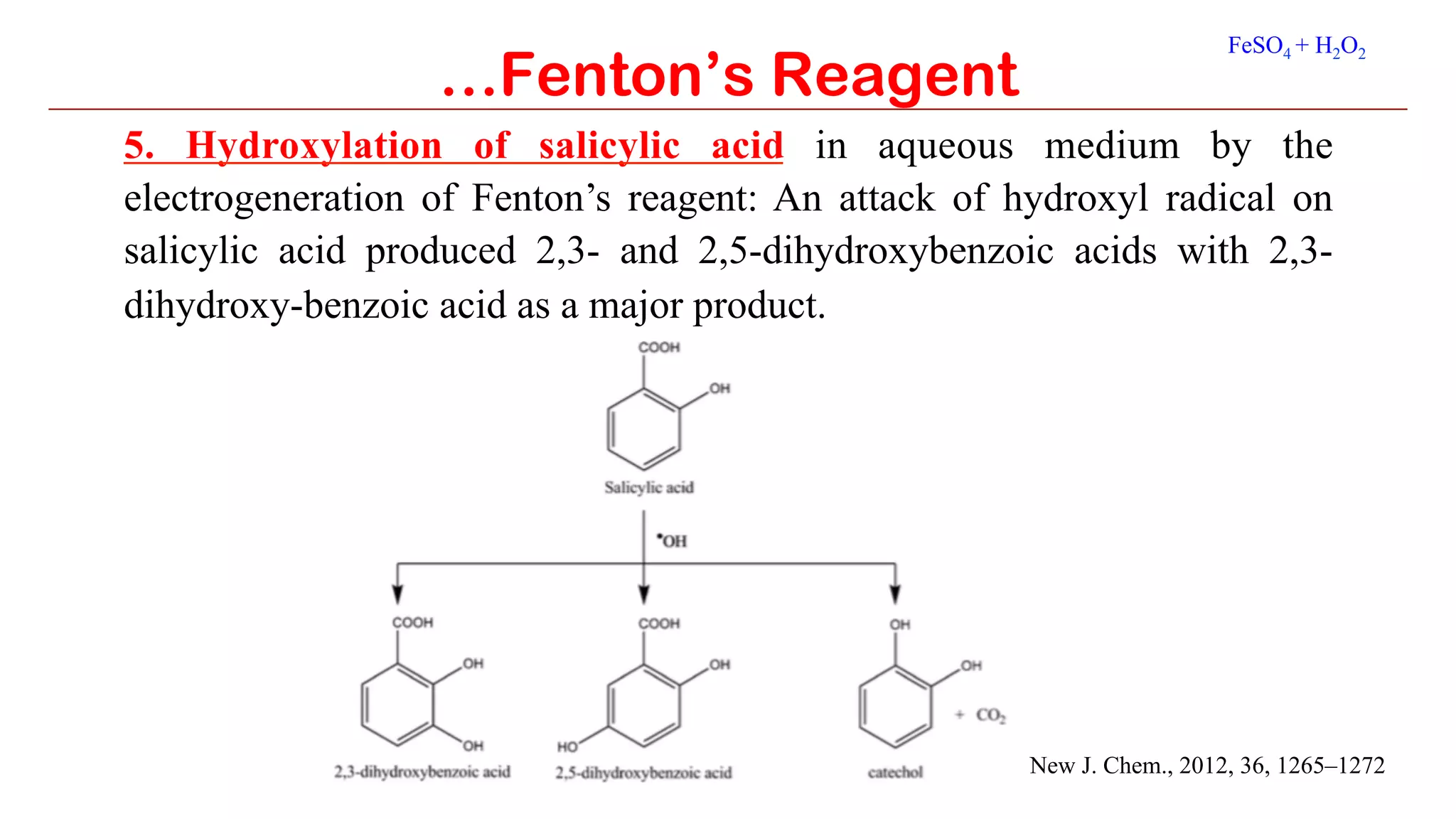 6. fenton's reagents | PDF