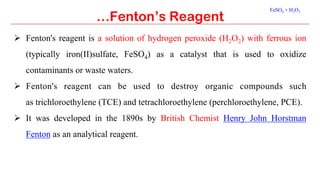 6. fenton's reagents | PDF