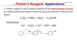 6. fenton's reagents | PPT