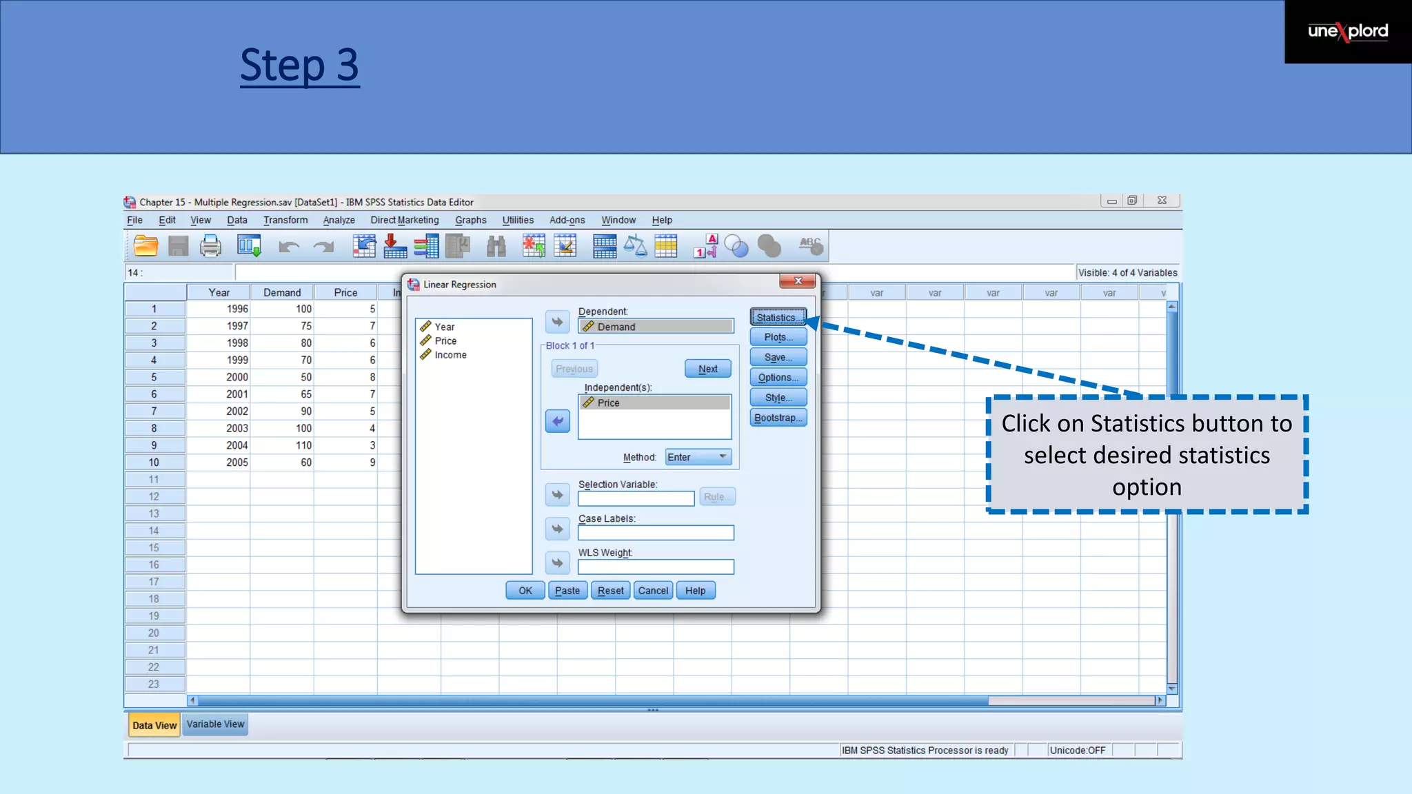 Linear Regression Analysis In Spss Procedure And Output Ppt