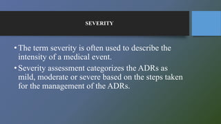 Severity, seriousness, predictability and preventability assessment | PPTX