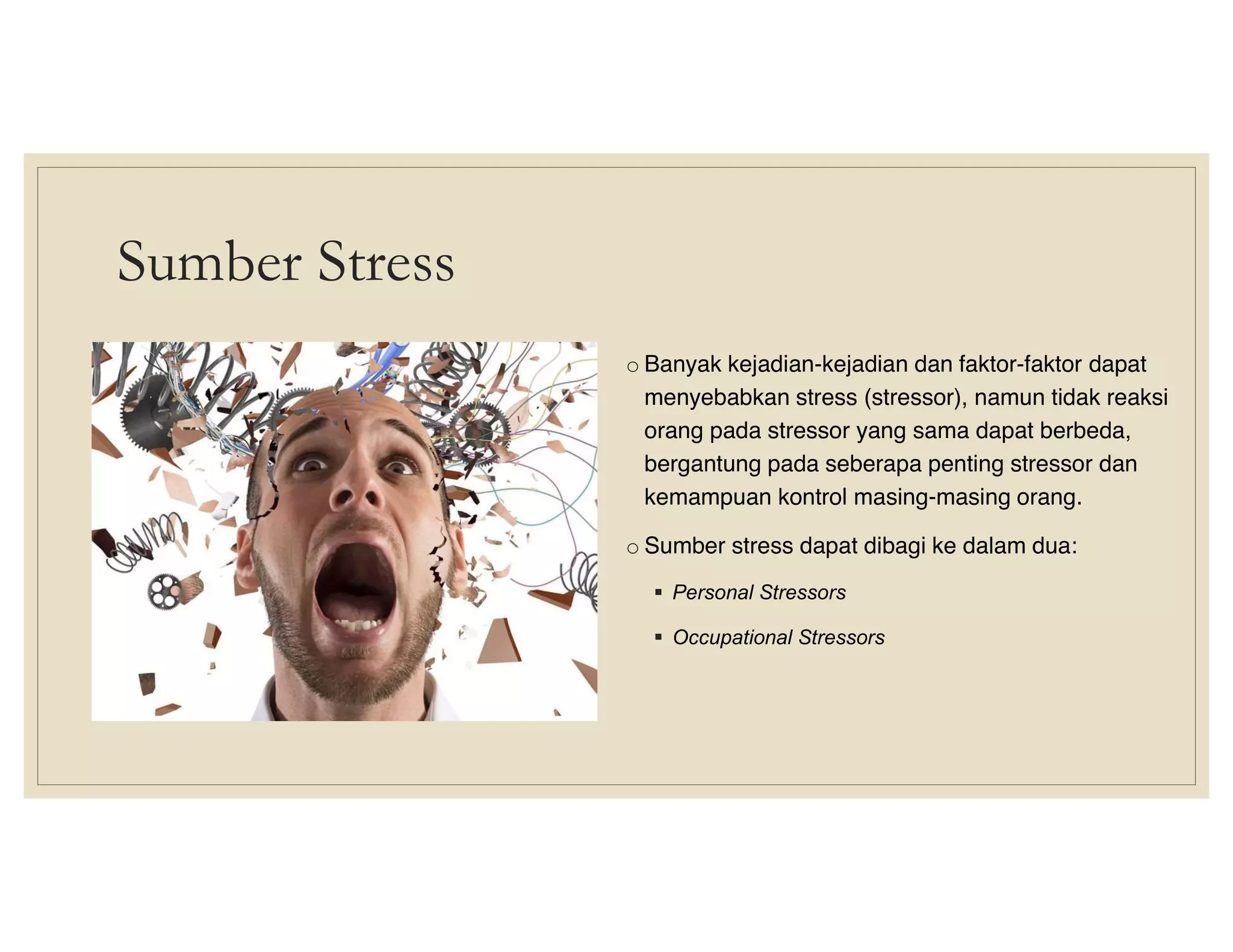 MANAJEMEN STRESS KERJA | PDF