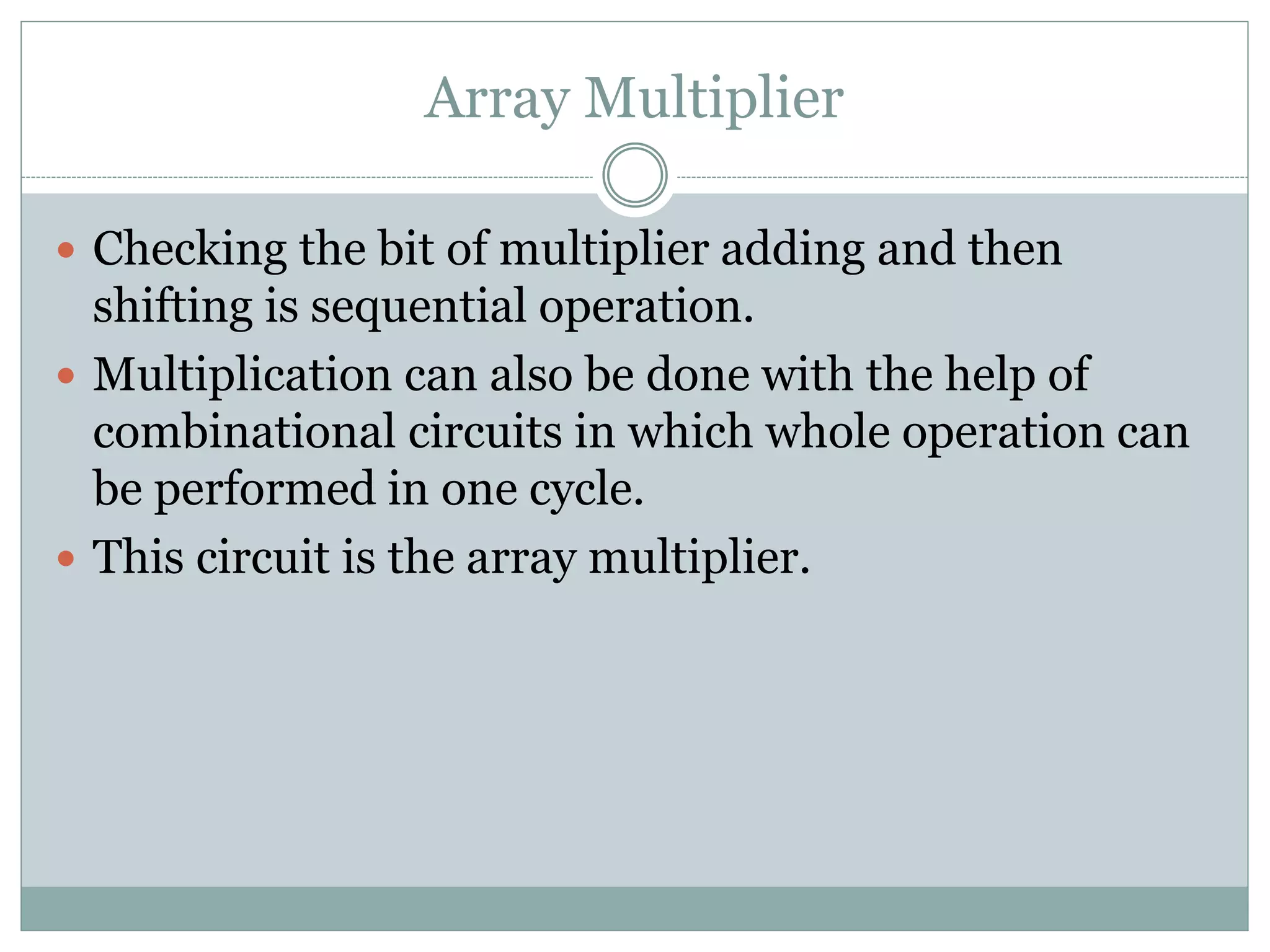 Computer Arithmetic | PPTX