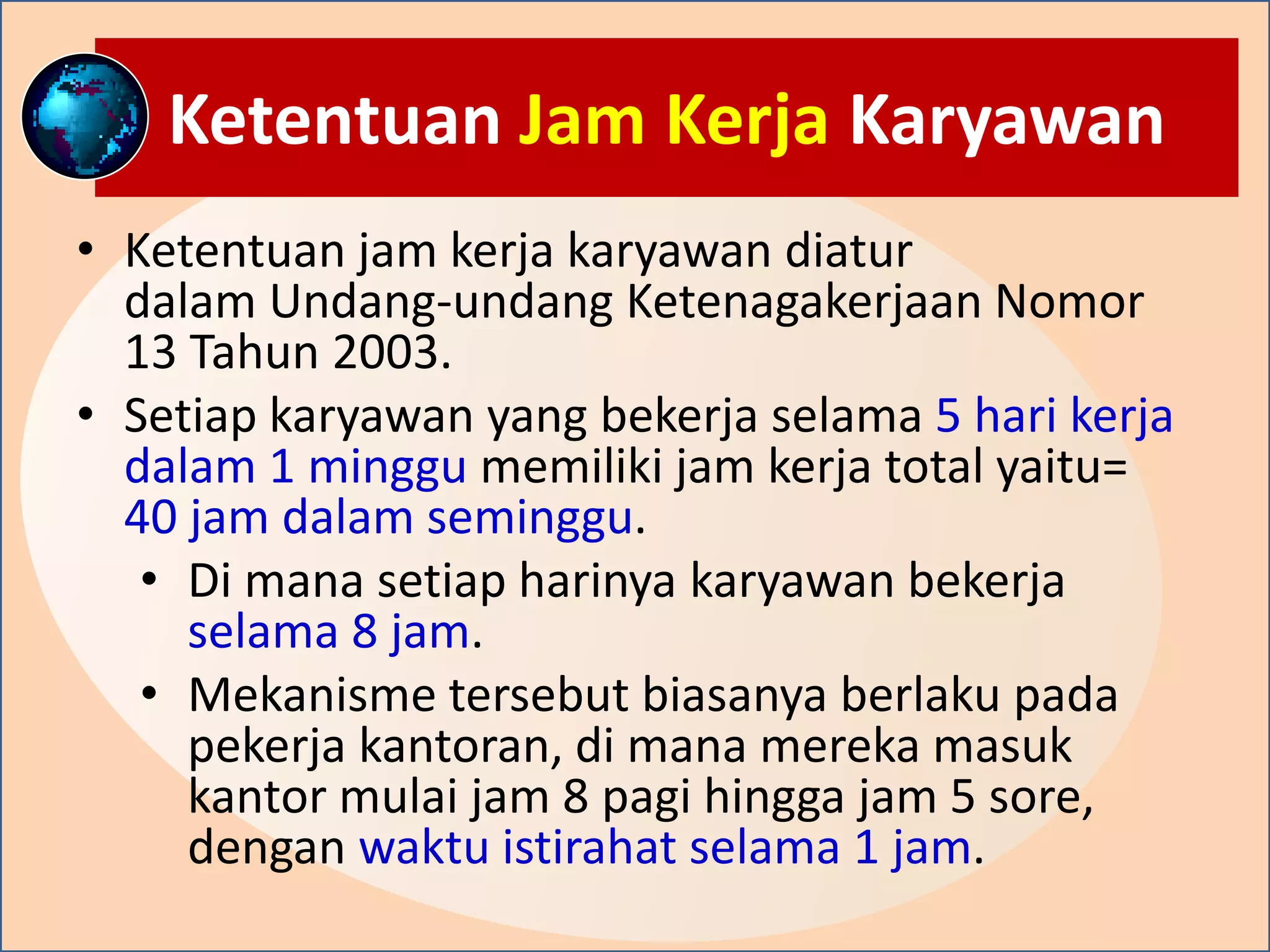 Pengaturan Jam Kerja Manager on Duty di RS | PPTX