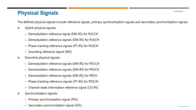 5G Physical Channel and Signal | PDF