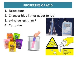6.1 Role of water in showing acidic and alkaline properties (PPT) | PPTX