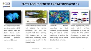 Genetic engineering | PPTX