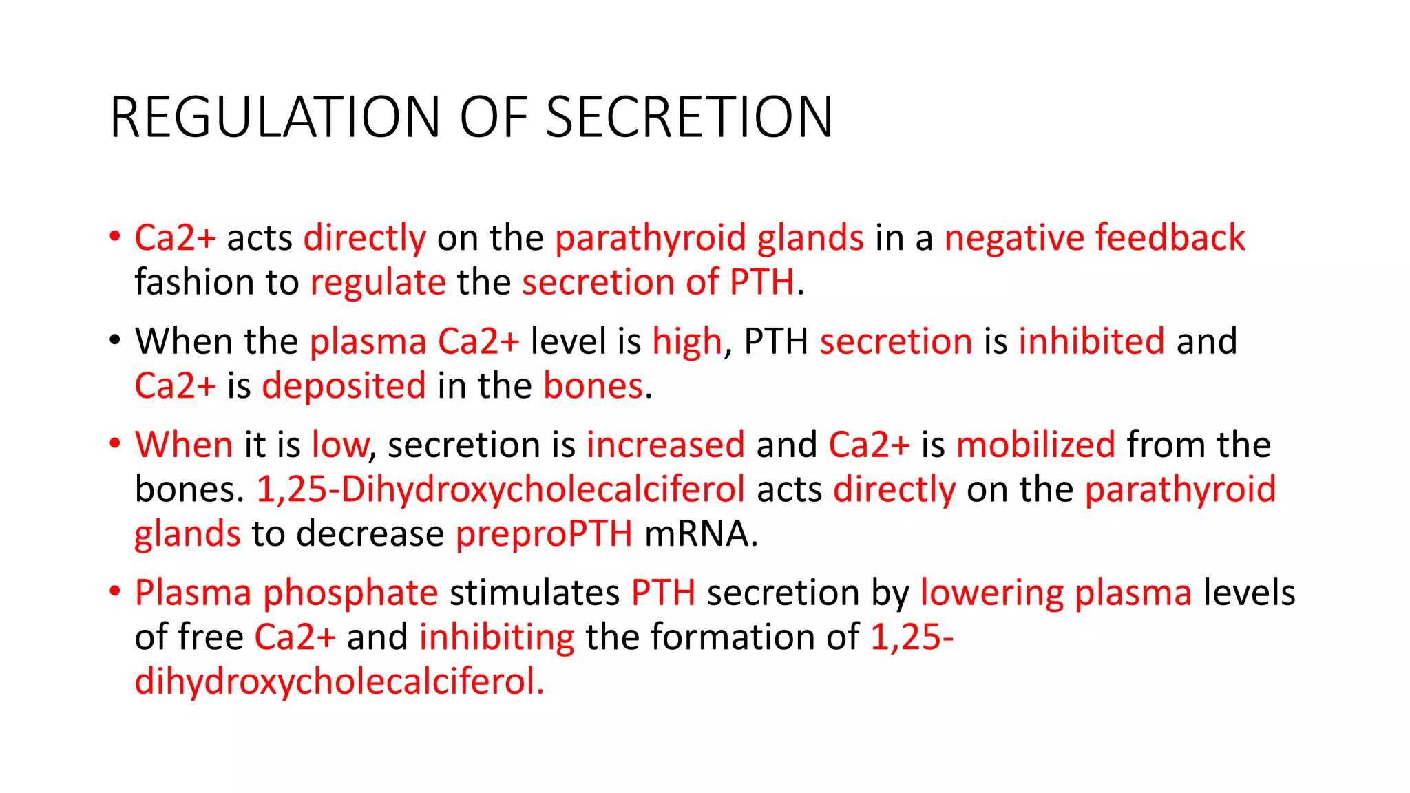 6. hormonal control of calcium & phosphate metabolism & | PPTX ...