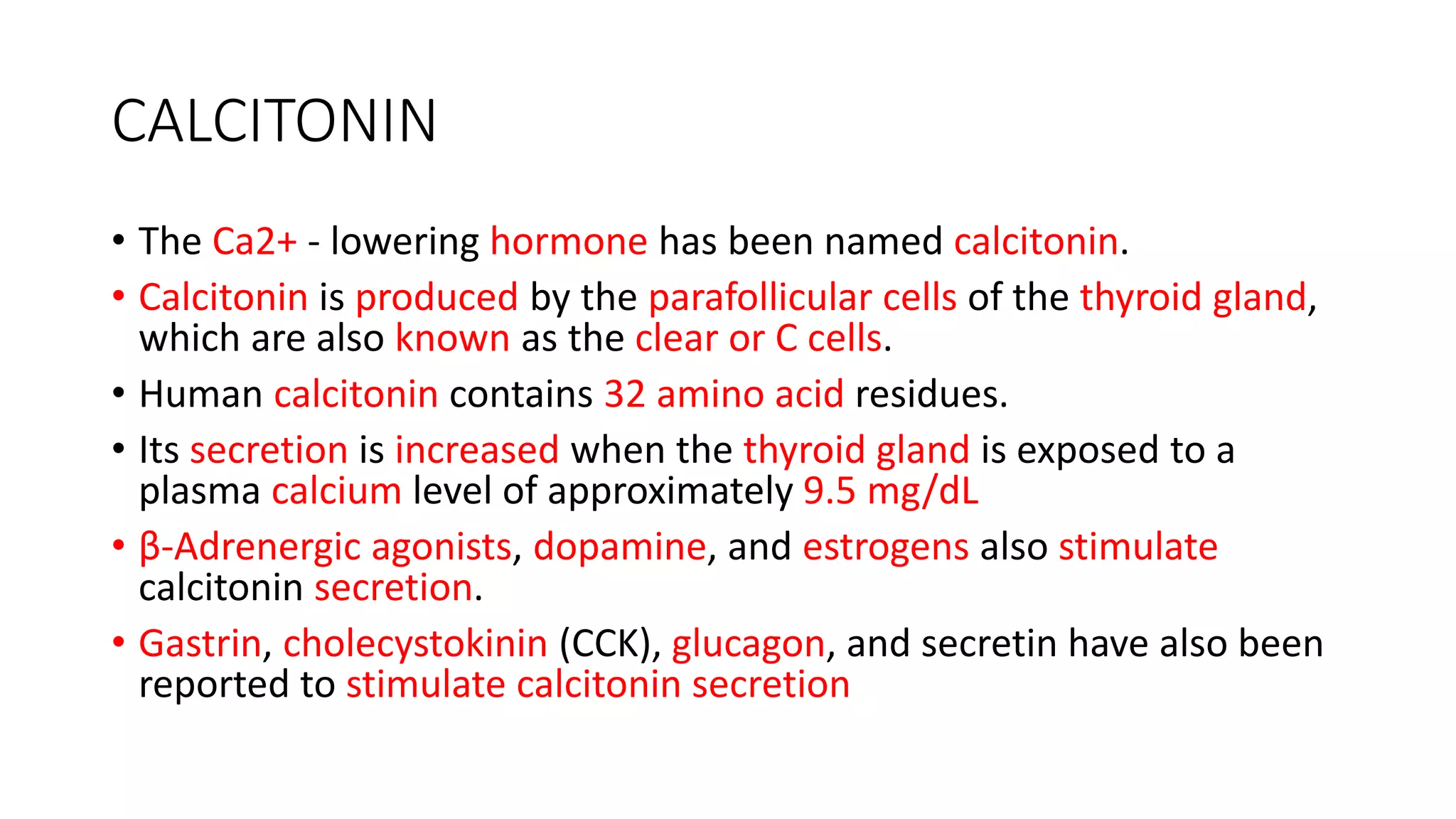 6. hormonal control of calcium & phosphate metabolism & | PPTX ...