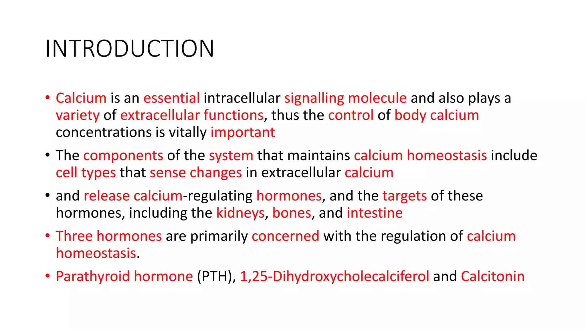6. hormonal control of calcium & phosphate metabolism & | PPTX ...