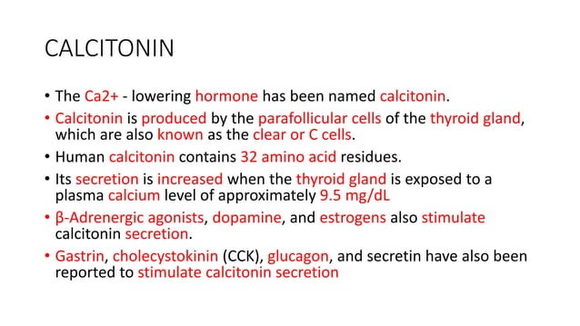 6. hormonal control of calcium & phosphate metabolism & | PPTX ...